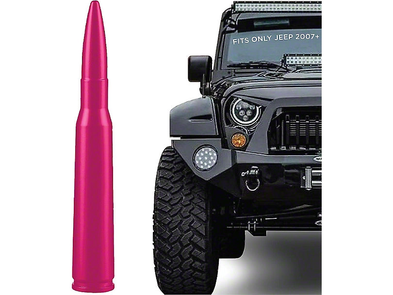 EcoAuto Bullet Antenna Pink 07 23 Jeep Wrangler JK JL passion 4x4 store