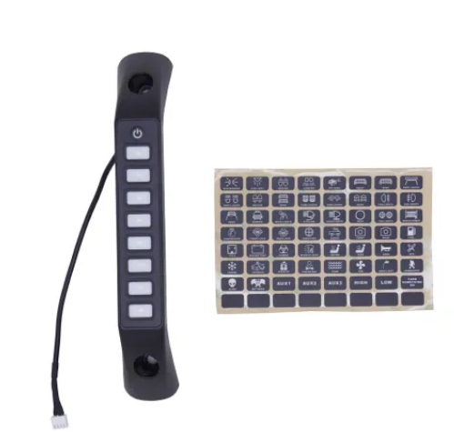 JL810 Grab Handle Switch Panel Control System for Jeep Wrangler JL 202 ...