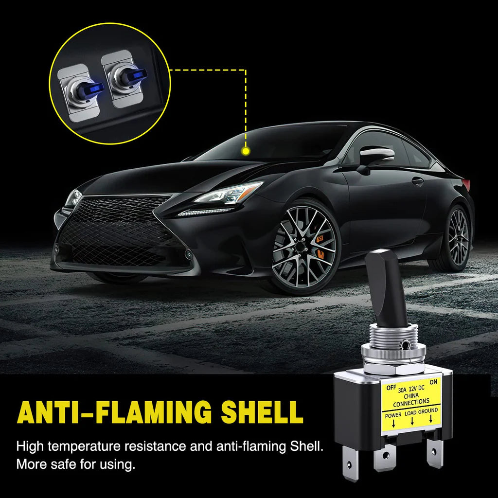 SPST Blue LED toggle Switch – passion 4x4 store