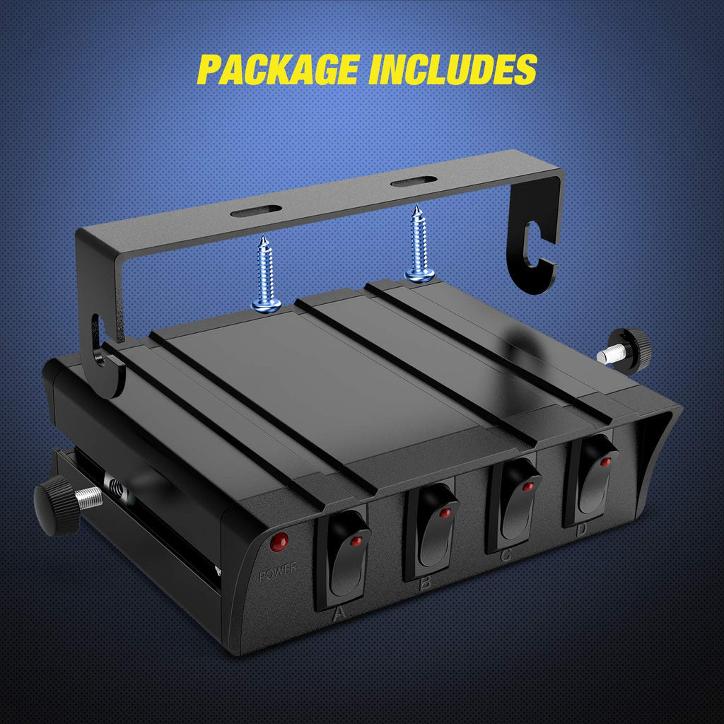 4Gang SPST Rocker Switch Box – passion 4x4 store